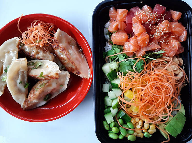 Colorful carryout from Inari Sushi - Wednesday Journal