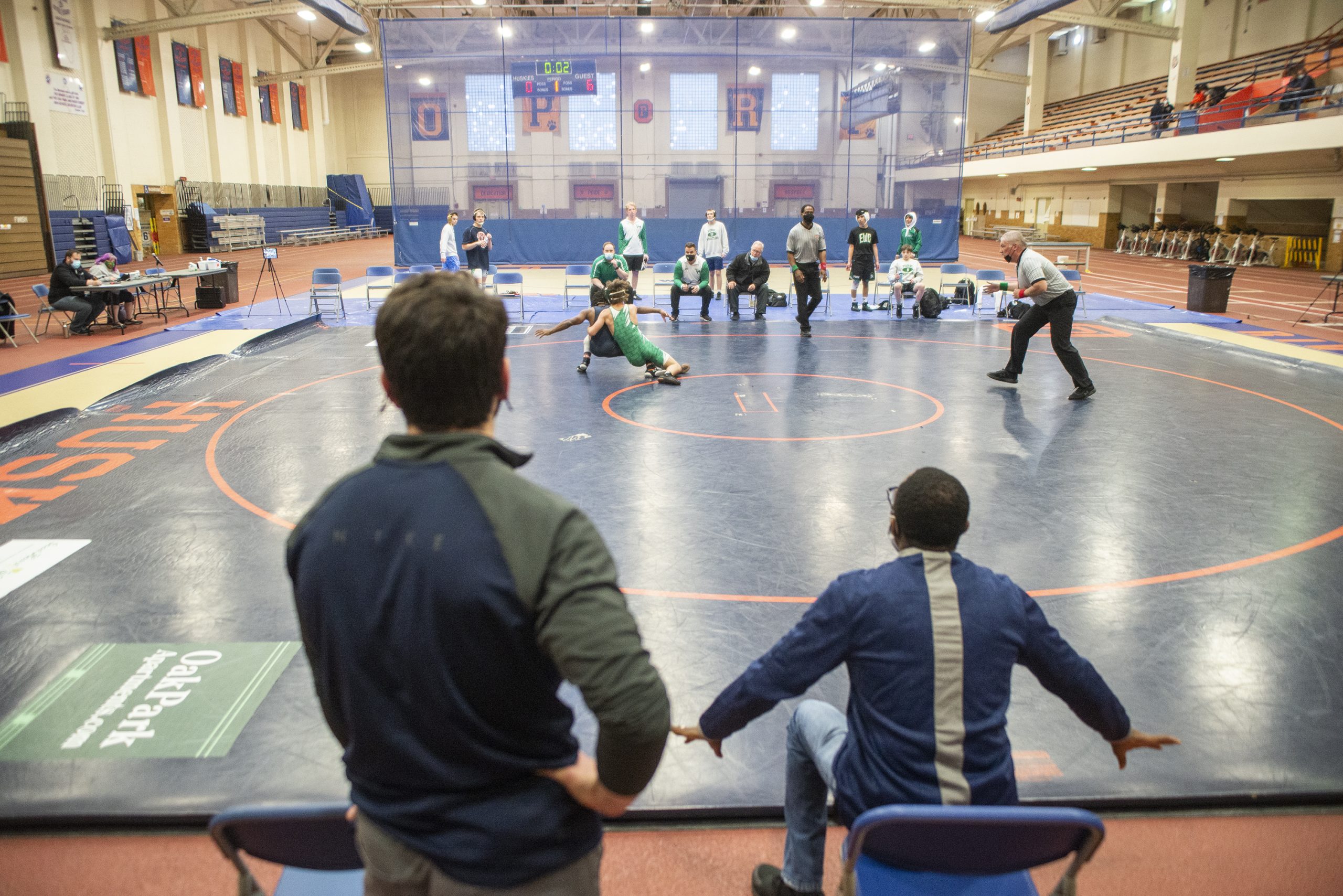 OPRF wrestlers take down Fenwick - Wednesday Journal