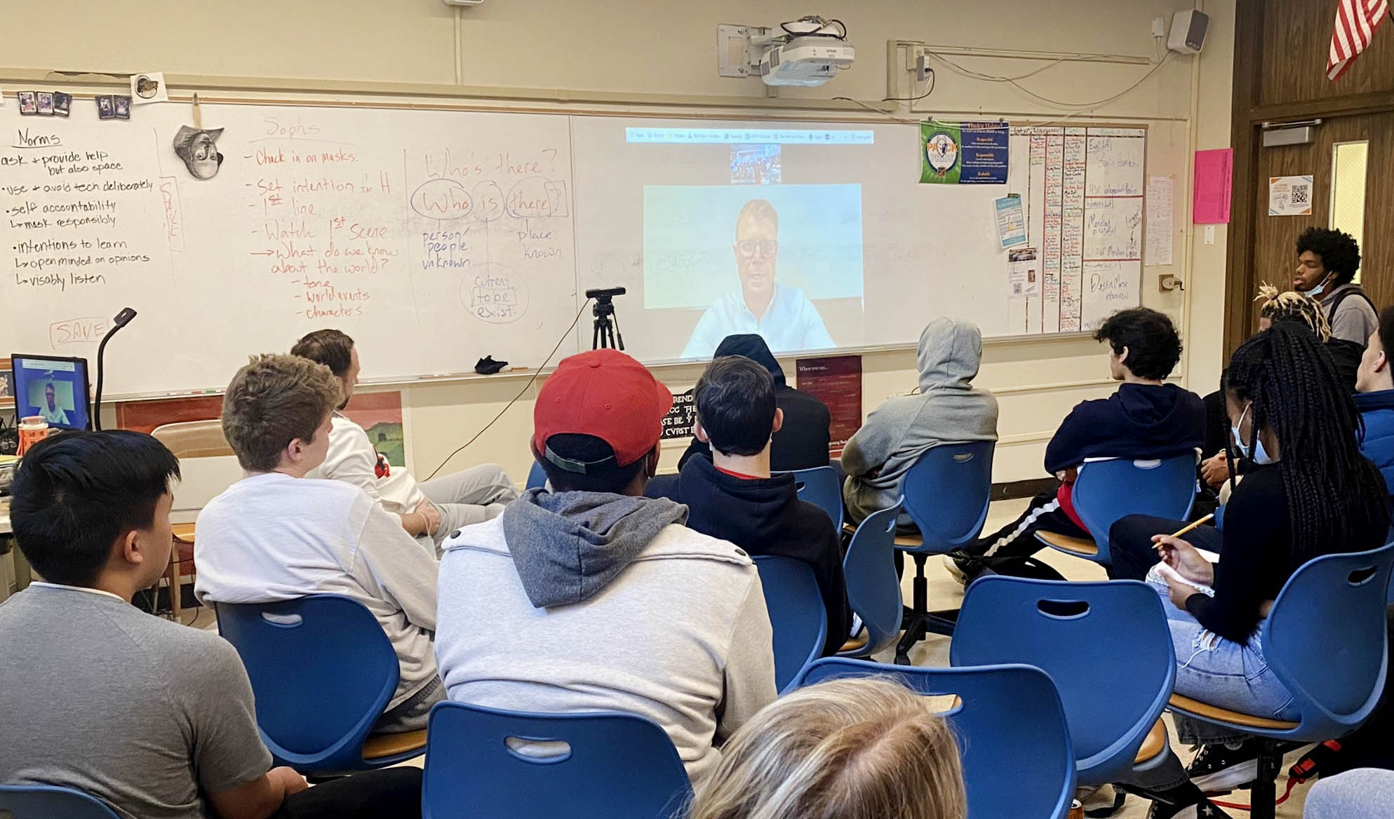 OPRF students learn about sports industry career - Wednesday Journal