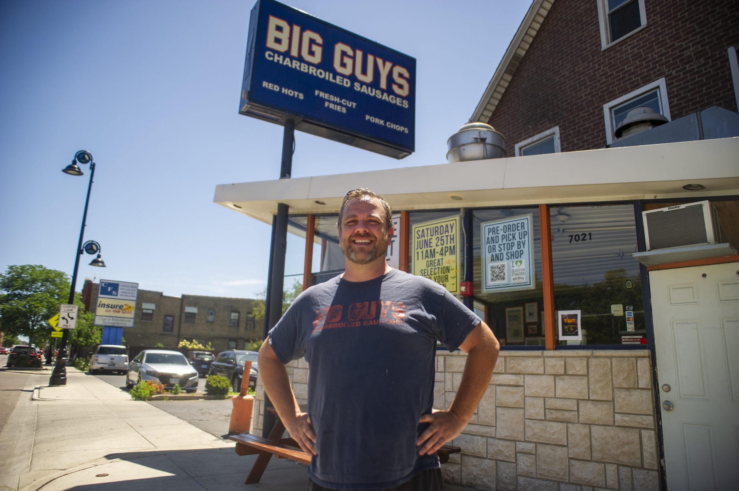 A subdued 10th anniversary for Big Guy’s Sausage Stand - Wednesday Journal
