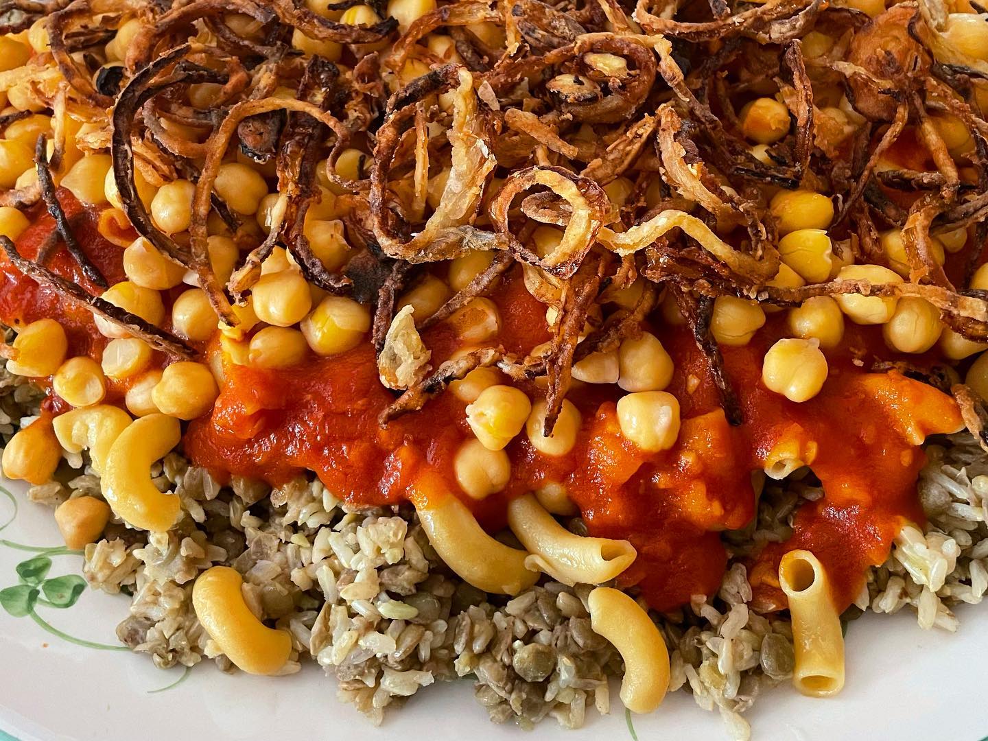 Making Koshari, Street Food & National Dish of Egypt - Wednesday Journal