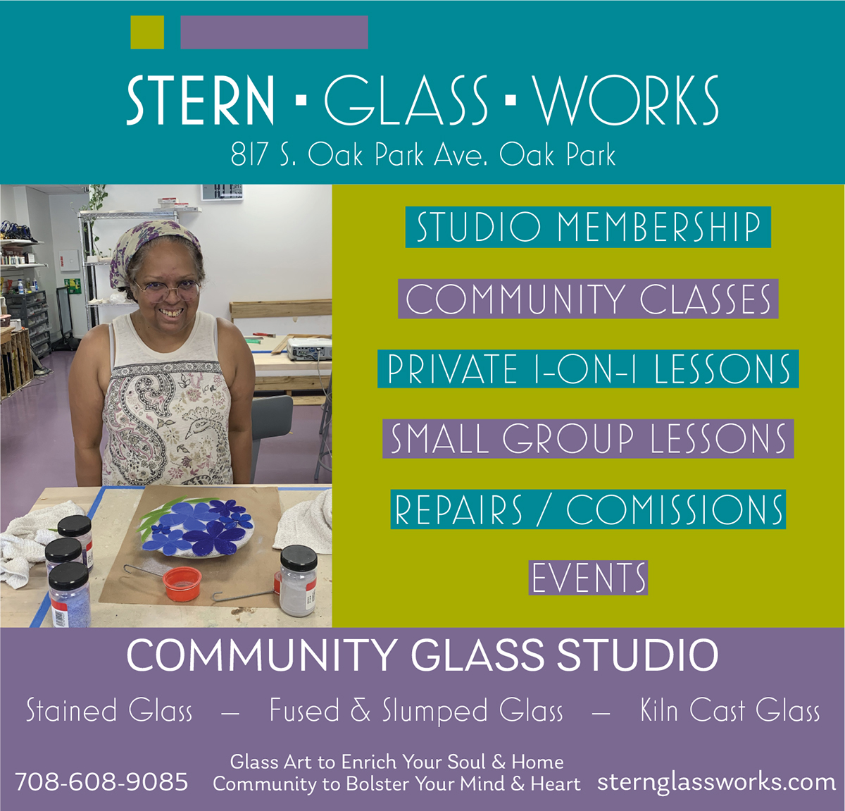 Stern Glass Works - Connecting with the Community - Wednesday Journal