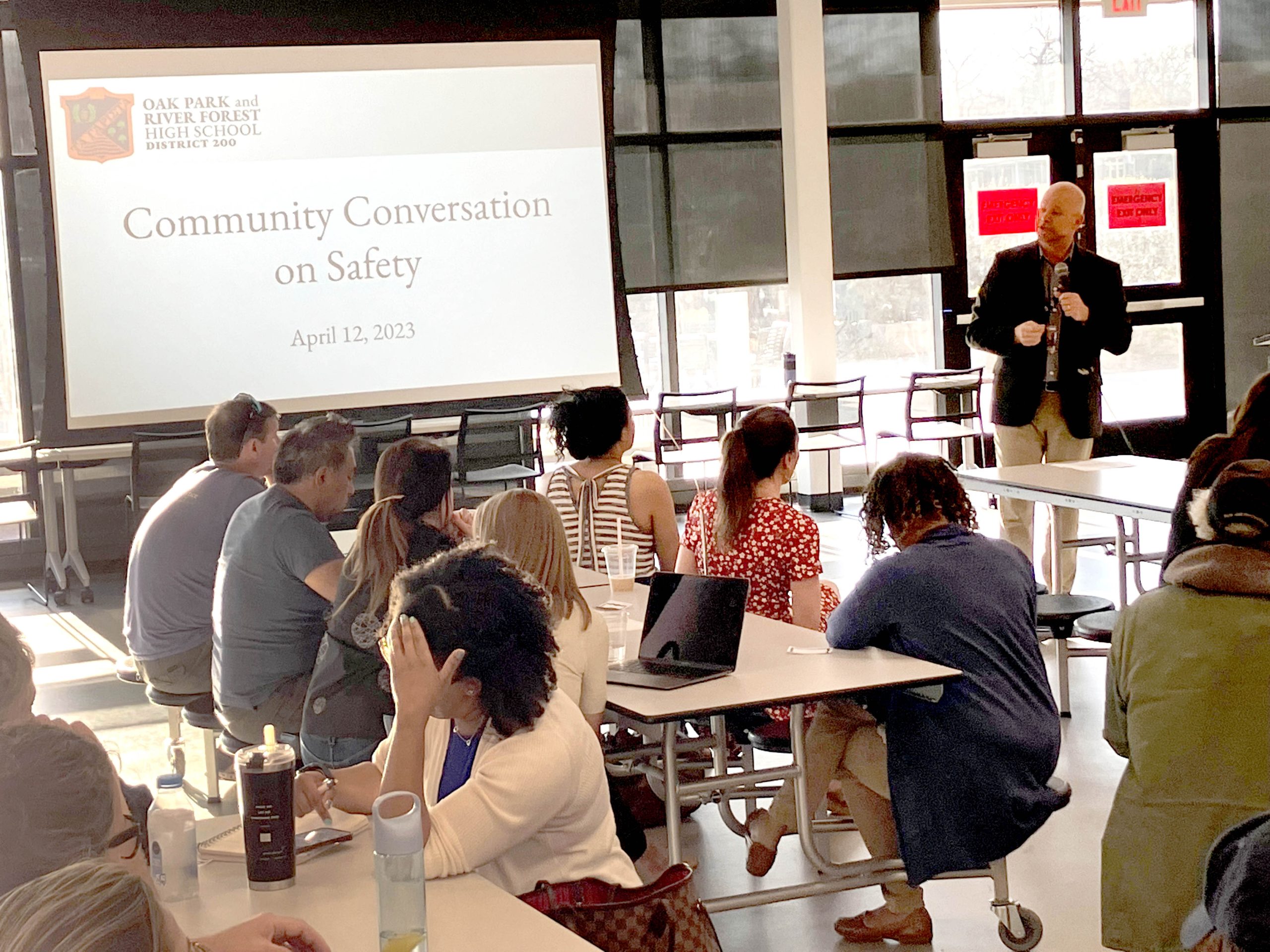 OPRF engages in frank school safety talk with parents - Wednesday Journal