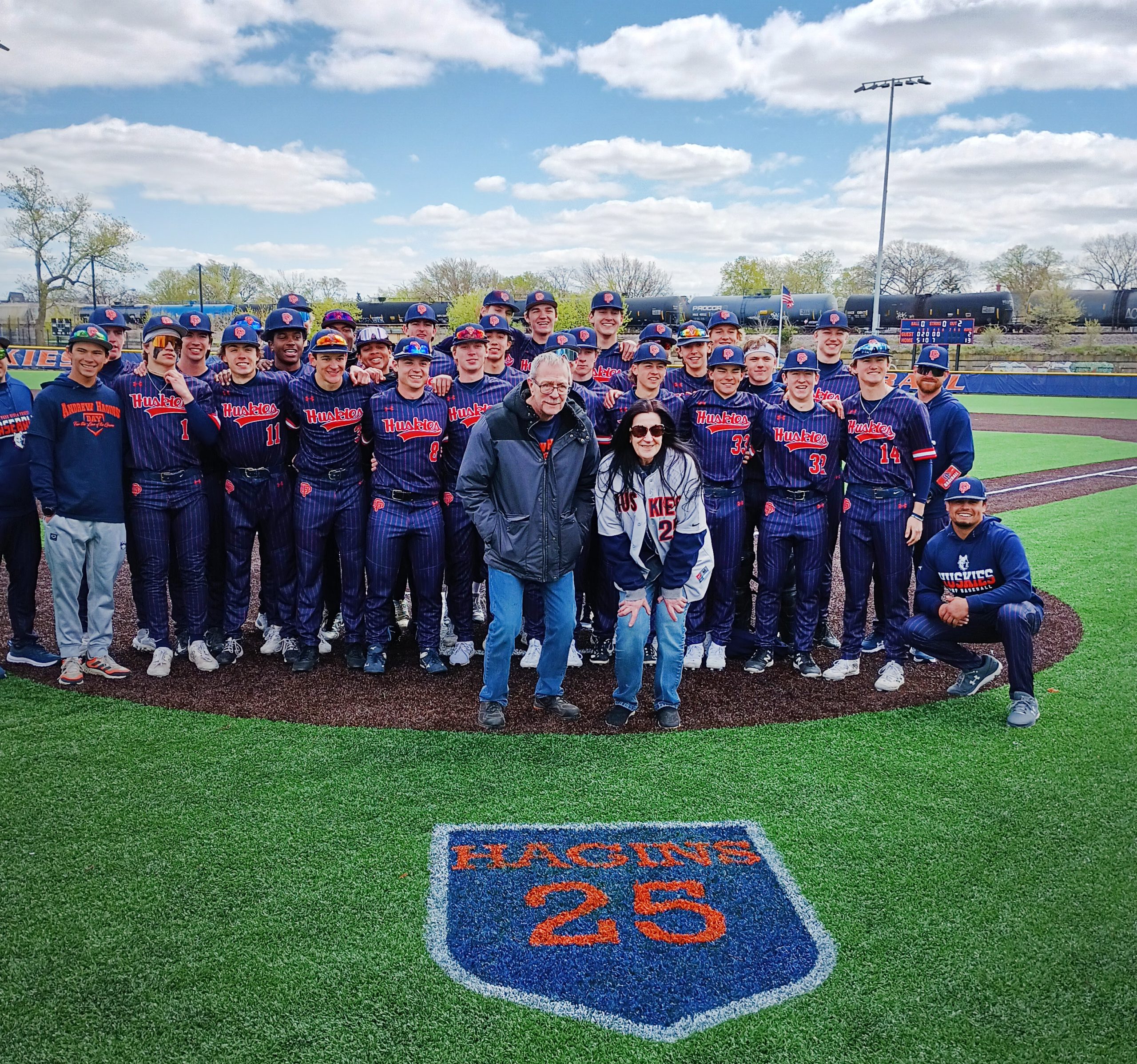 OPRF baseball gives Hagins a grand slam sendoff - Wednesday Journal