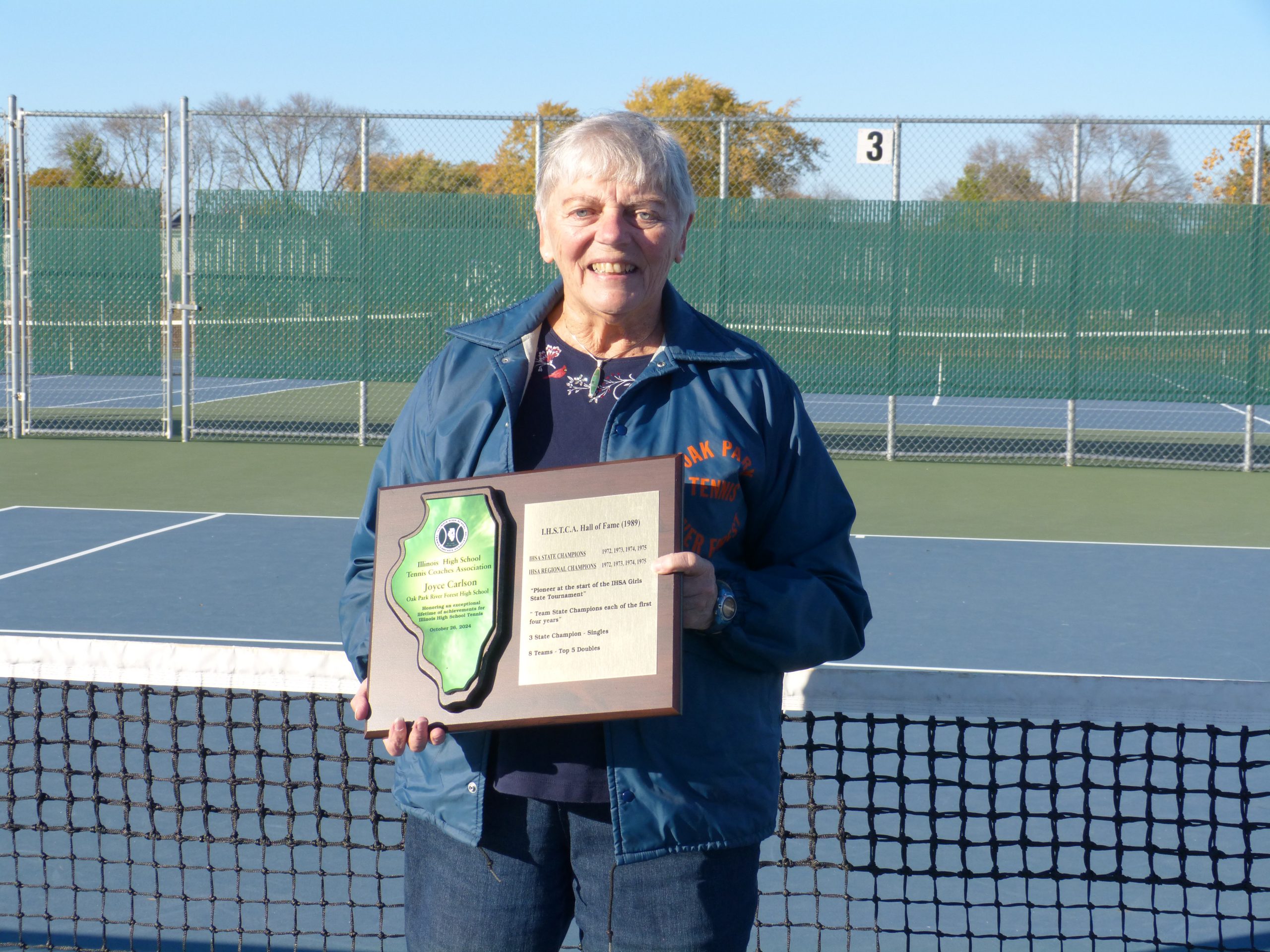 Former OPRF girls tennis coach earns prestigious honor - Wednesday Journal