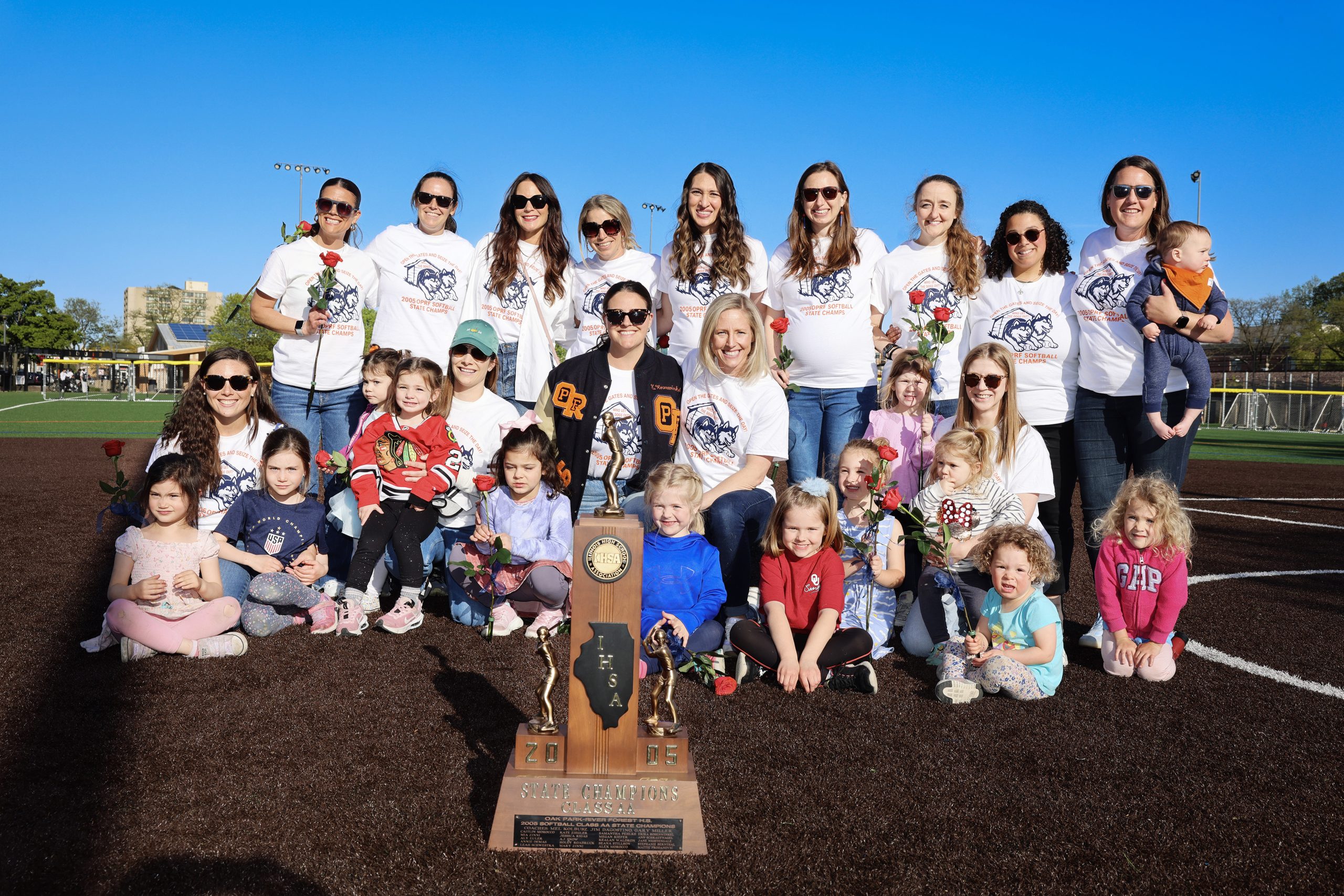 OPRF softball honors 2005 state title team - Wednesday Journal