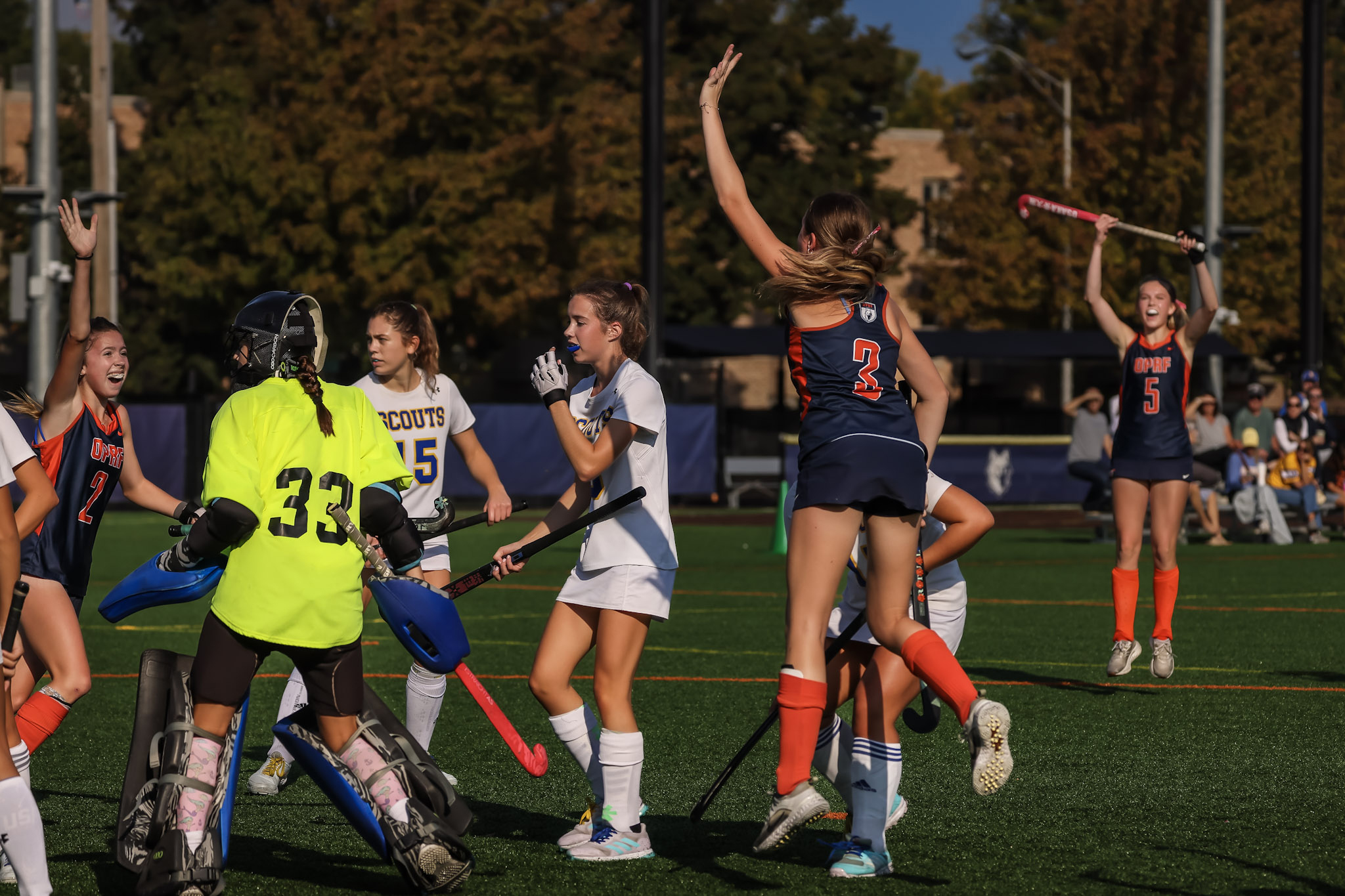 OPRF field hockey stays close - Wednesday Journal
