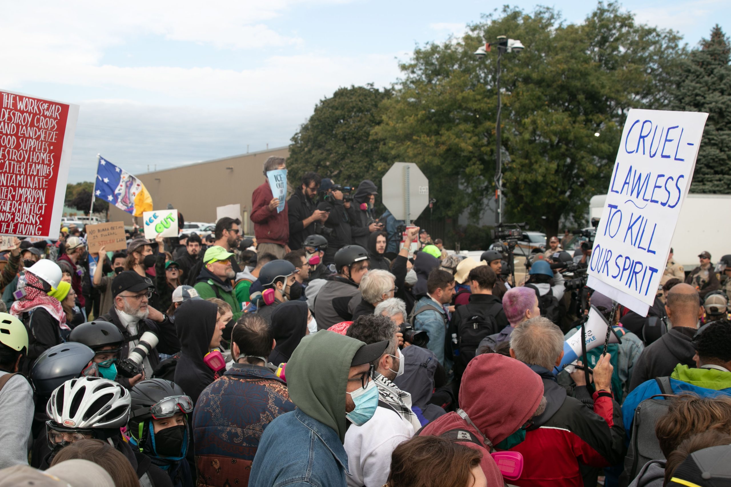 Protests continue at ICE detention center in Broadview - Wednesday Journal